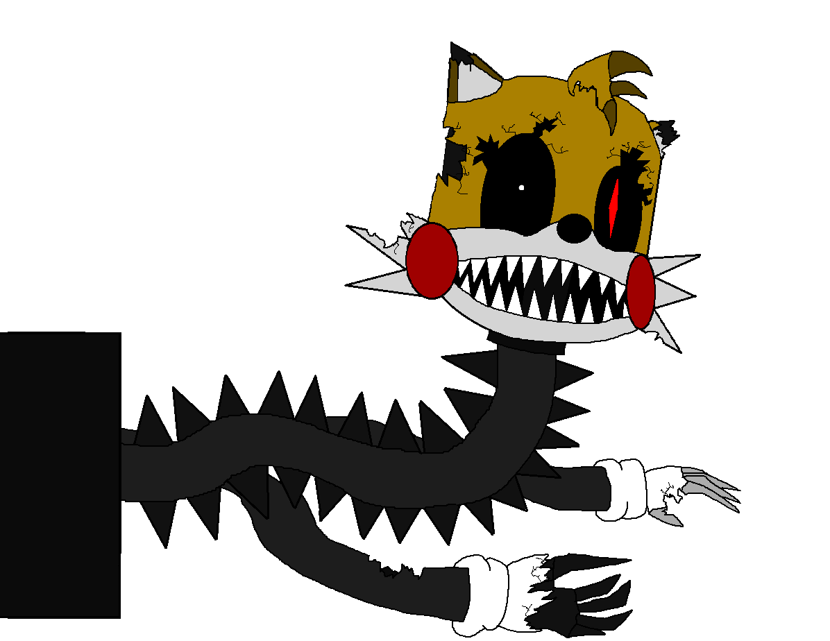 Nightmare Mangle Tails | Five Nights at Sonic's Wiki | Fandom