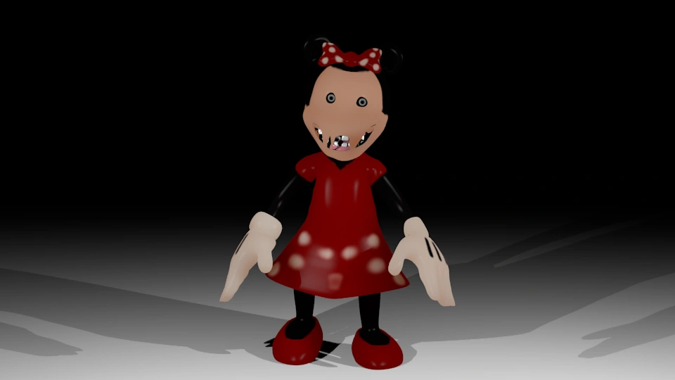 Ink-Blot Minnie | Five Nights At Treasure Island Remastered 1.0 Wikia ...