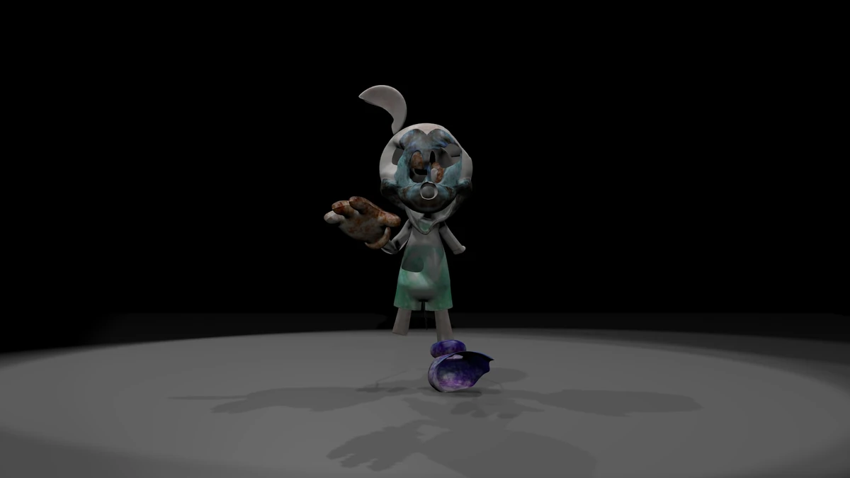 Undead Photo-Negative Mickey | Five Nights At Treasure Island ...