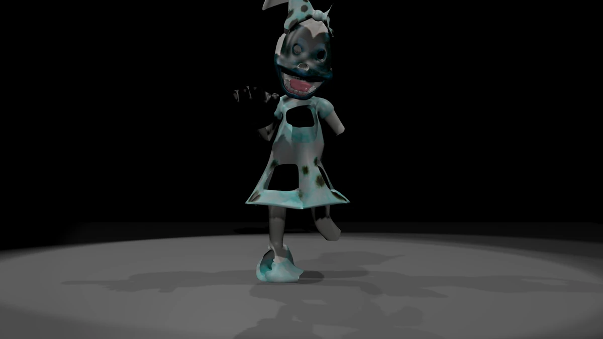 Undead Photo-Negative Minnie | Five Nights At Treasure Island ...