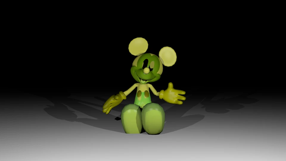 Golden Photo-Negative Mickey | Five Nights at Treasure Island RP Wiki ...