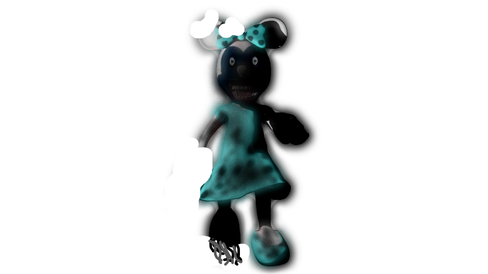 Ignited Photo-Negative Minnie | Five Nights at Treasure Island RP Wiki ...