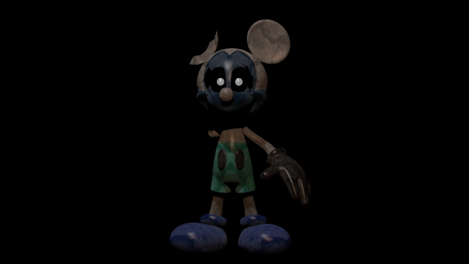 Ignited Photo-Negative Mickey | Five Nights at Treasure Island RP Wiki ...