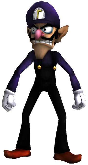 Waluigi Angry Face