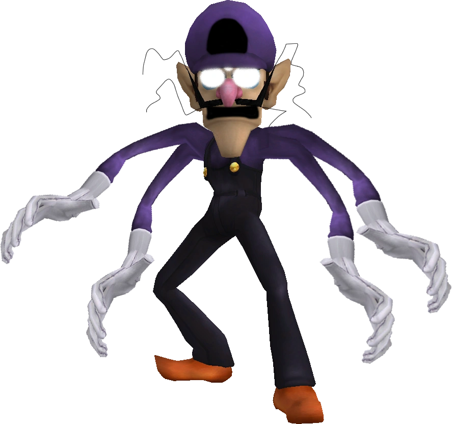 VIRUS (Waluigi Form) | Five Nights at Wario's: Trapped Within Wiki | Fandom