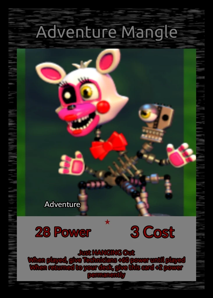 Adventure Mangle | Five Nights of Card Battles! Official Wiki | Fandom