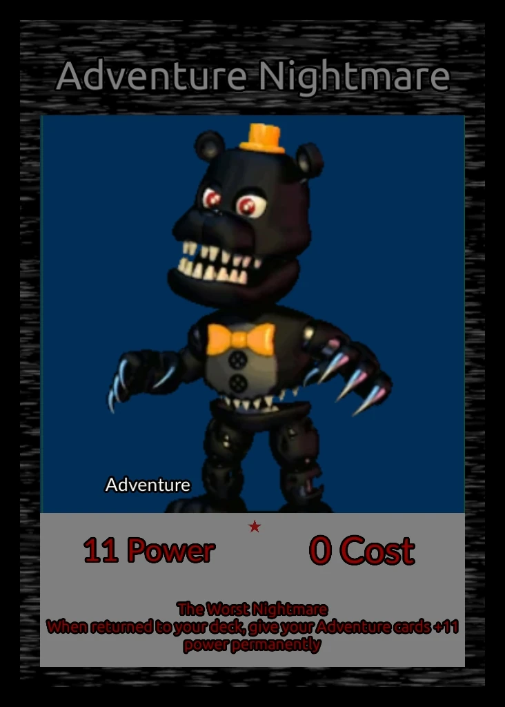 Adventure Nightmare | Five Nights of Card Battles! Official Wiki | Fandom