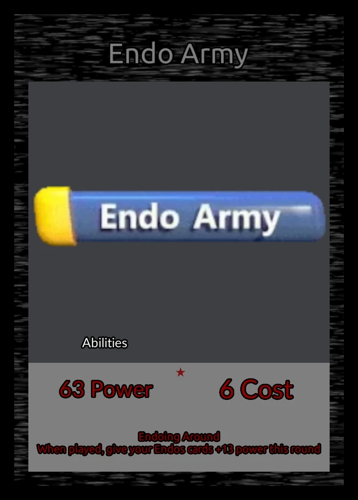 Endo Army | Five Nights of Card Battles! Official Wiki | Fandom