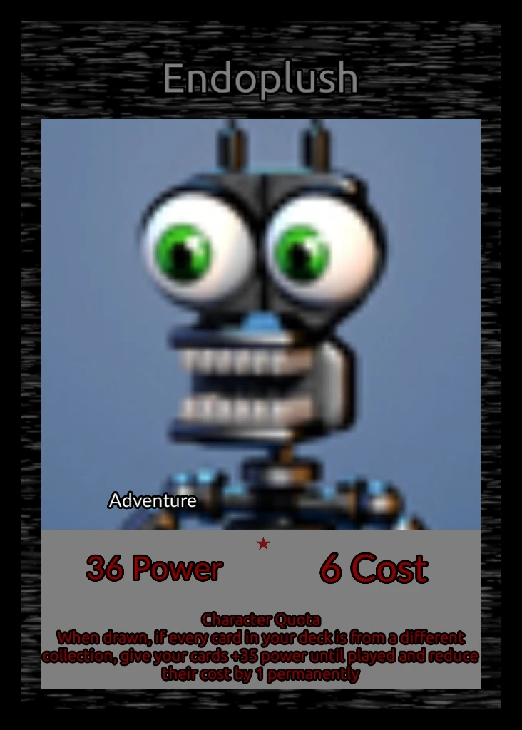 Endoplush | Five Nights of Card Battles! Official Wiki | Fandom