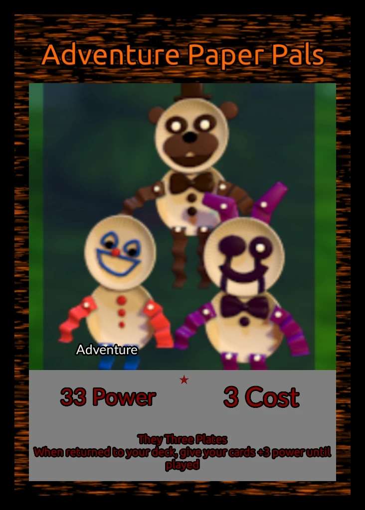 Adventure Paper Pals | Five Nights of Card Battles! Official Wiki | Fandom