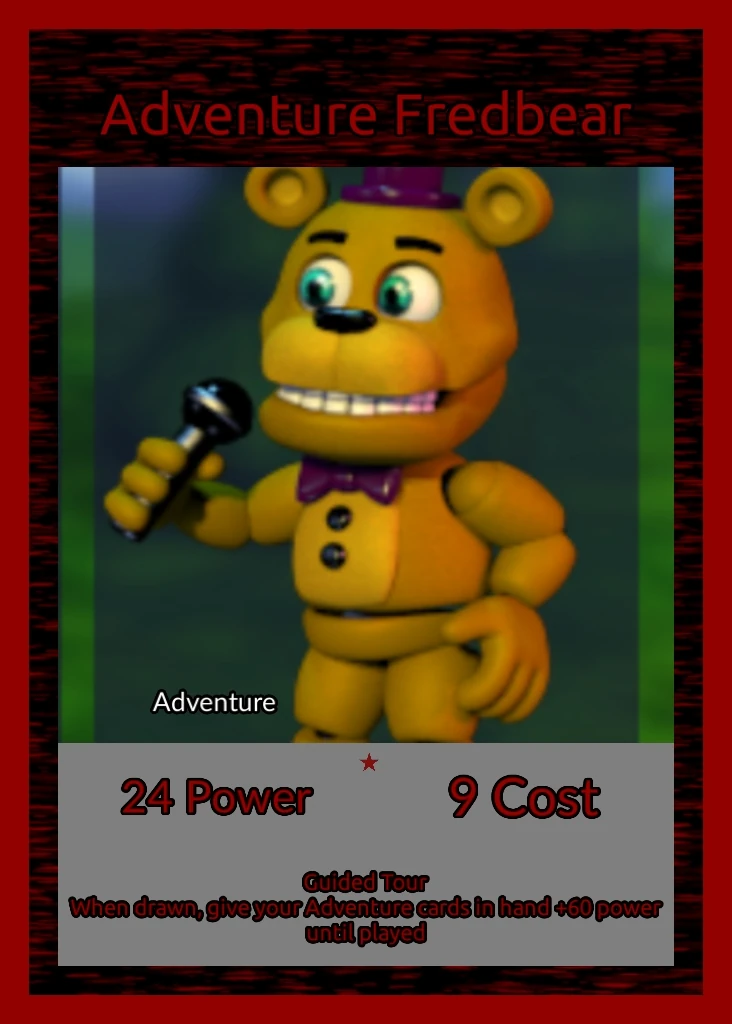 Adventure Fredbear | Five Nights of Card Battles! Official Wiki | Fandom