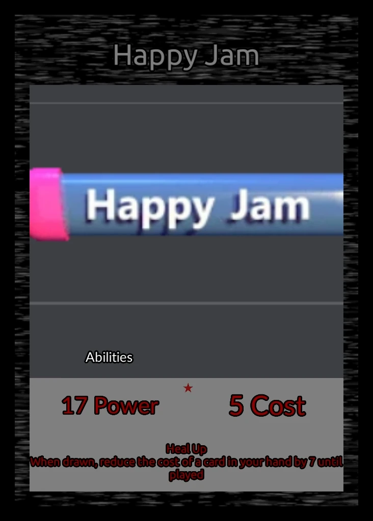 Happy Jam | Five Nights of Card Battles! Official Wiki | Fandom