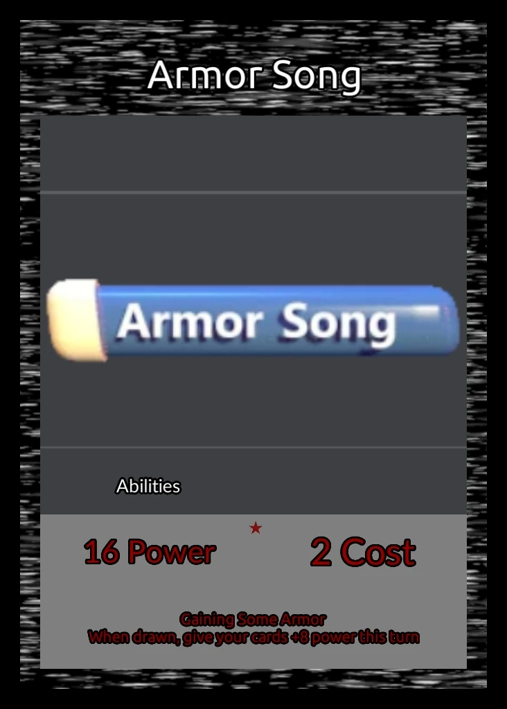 Armor Song | Five Nights of Card Battles! Official Wiki | Fandom
