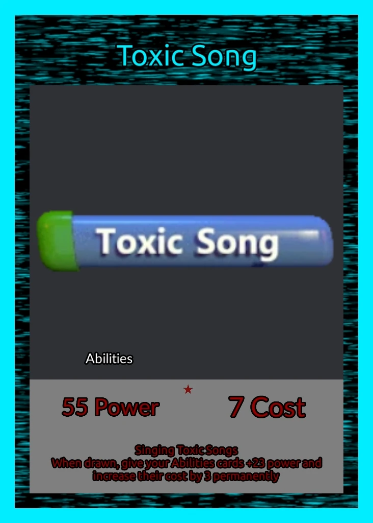 Toxic Song | Five Nights of Card Battles! Official Wiki | Fandom