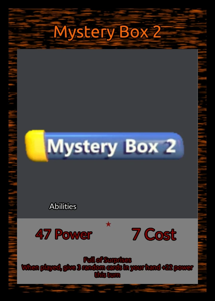Mystery Box 2 | Five Nights of Card Battles! Official Wiki | Fandom