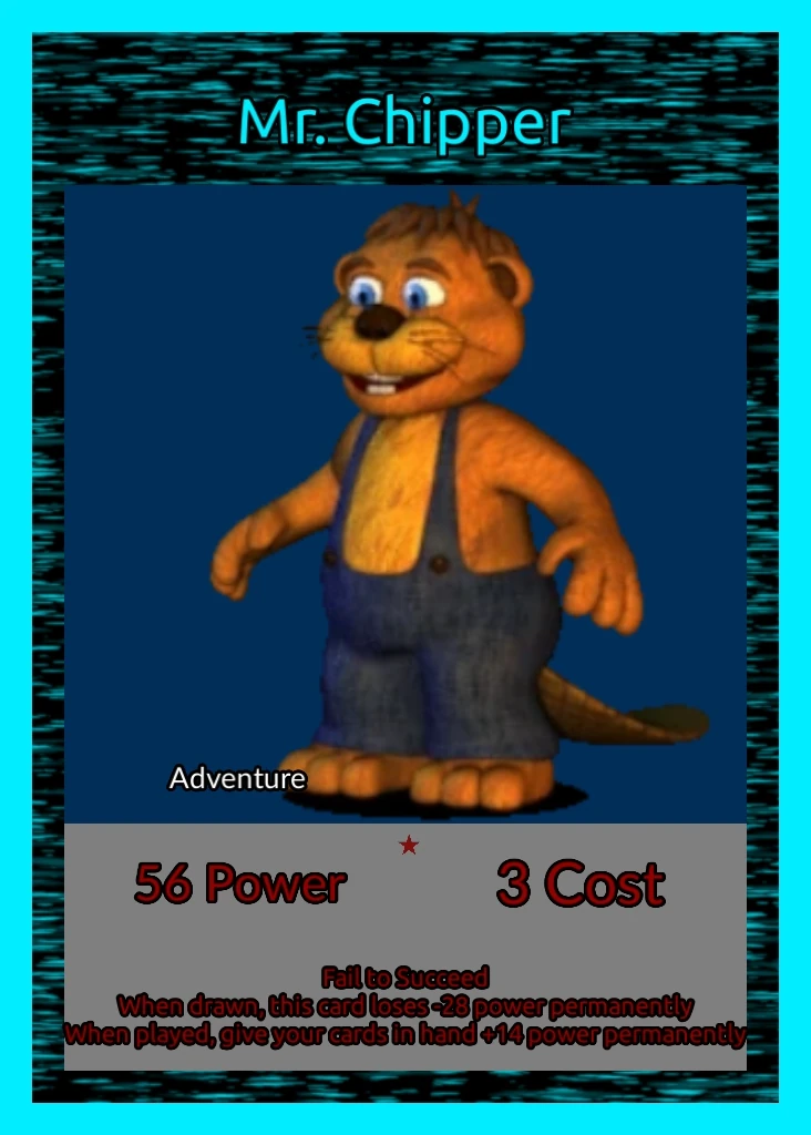 Mr. Chipper | Five Nights of Card Battles! Official Wiki | Fandom