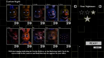 Custom Night | Five Nights To Remember Wiki | Fandom