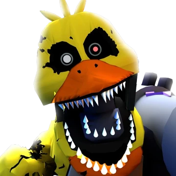 Nightmare Chica Side View