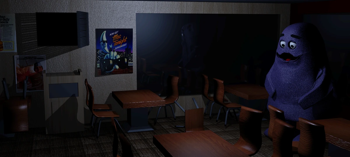 Grimace/Gallery | Five Nights with Mac Tonight Wiki | Fandom