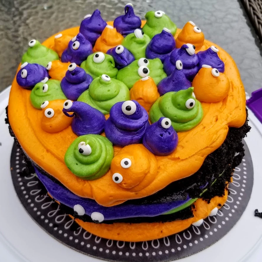 Spooky Monster Cake | Fizzy's Kitchen Wiki | Fandom