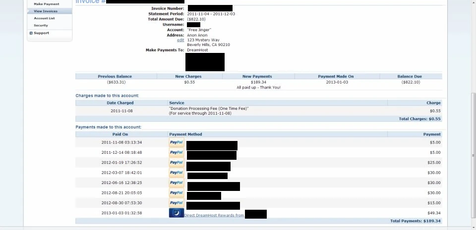 December 2011 Dreamhost Invoice | FJ Financials Wiki | Fandom
