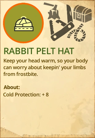 Rabbit Pelt Hat | Flame in the Flood Wiki | Fandom