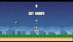 Flappy Bird Get Ready Screen