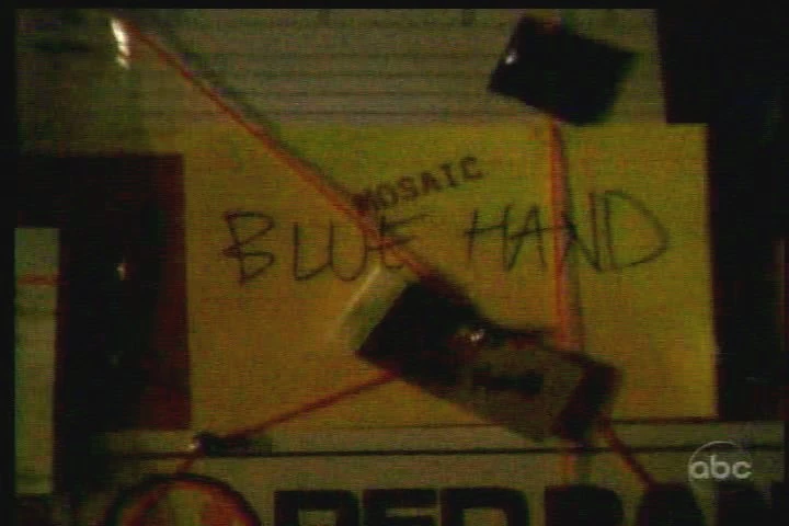 Blue Hand match book | Flash Forward Wiki | Fandom