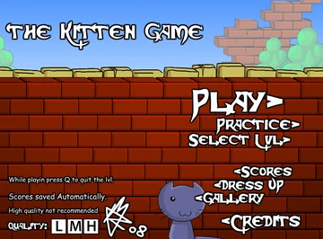 The Kitty Game Flash Kick