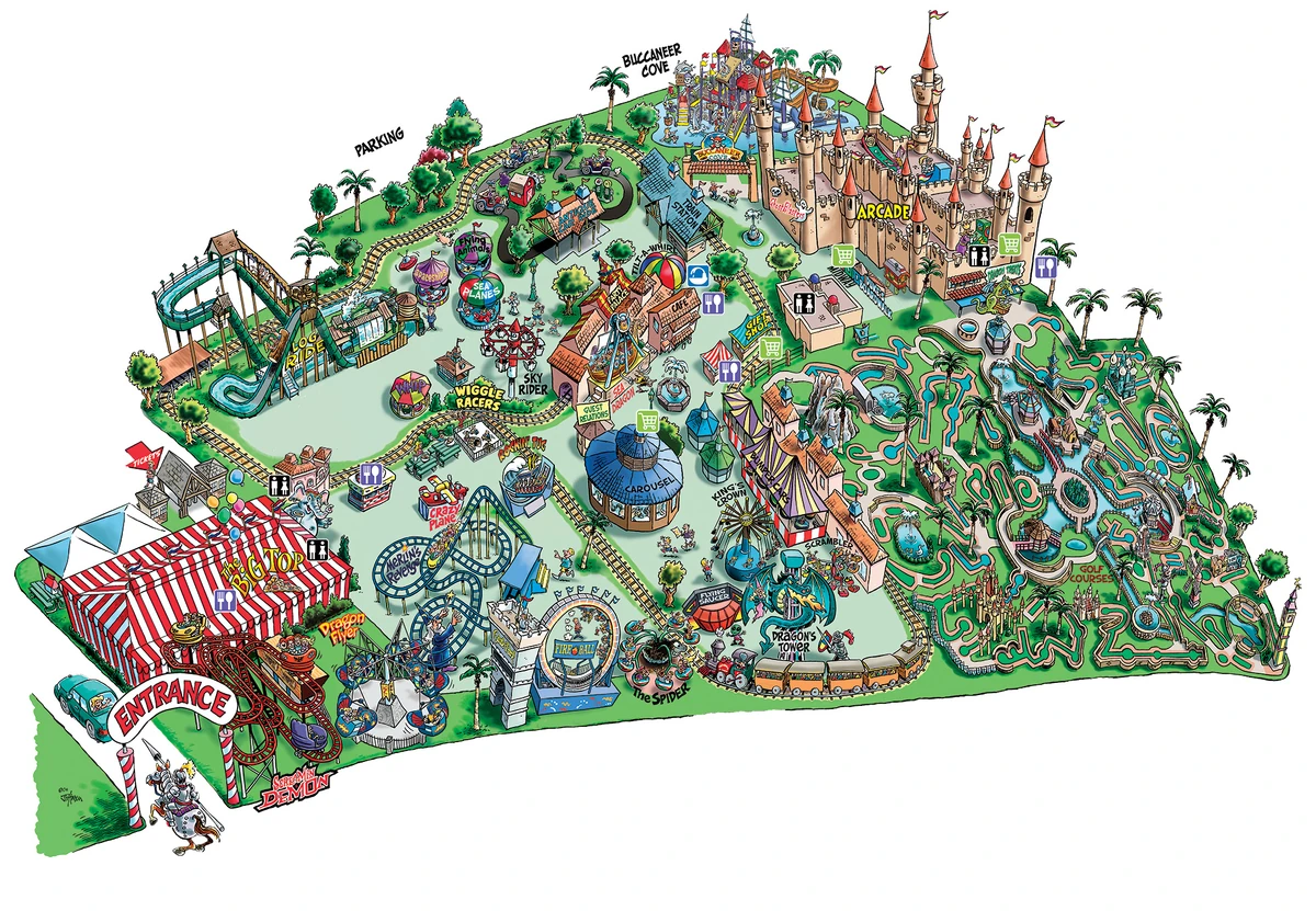 Castle Park | Flat Ride Wiki | Fandom