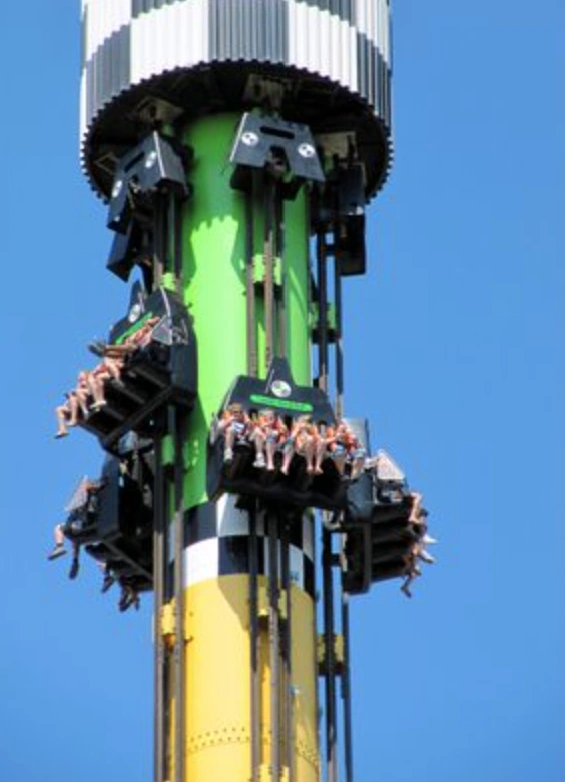 Drop Tower: Scream Zone (California's Great America) | Flat Ride Wiki ...