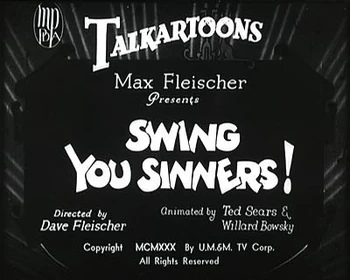 Swing You Sinners! | Fleischer Studios Wiki | Fandom