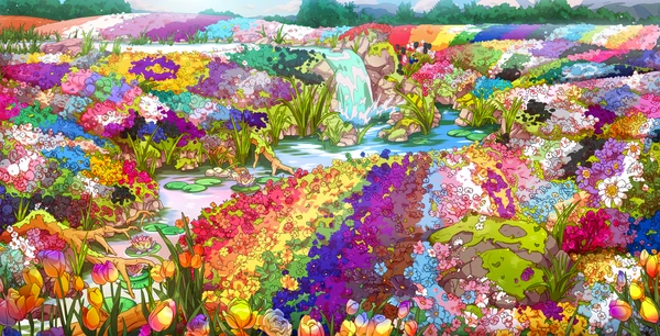 Scene: Progression of Flowers | Flight Rising Wiki | Fandom