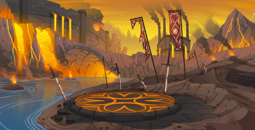 Scene: Foundry Battle | Flight Rising Wiki | Fandom