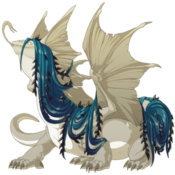 Seaside Kelpie Mane | Flight Rising Wiki | Fandom