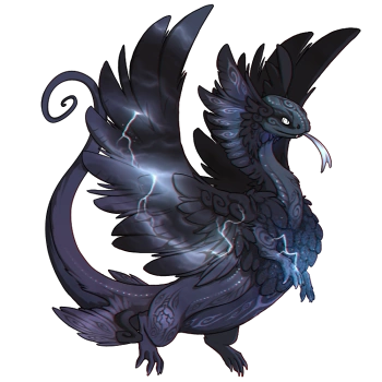 Skin: Thunderstruck (Coatl) | Flight Rising Wiki | Fandom