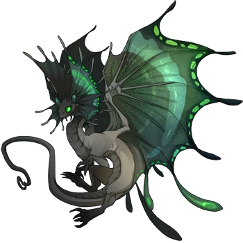 Skin: Royal Green Butterfly | Flight Rising Wiki | Fandom