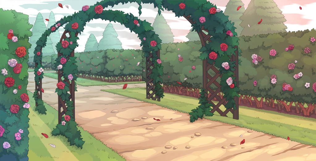 Scene: Garden Arches | Flight Rising Wiki | Fandom