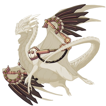 Rose Gold Steampunk Wings | Flight Rising Wiki | Fandom