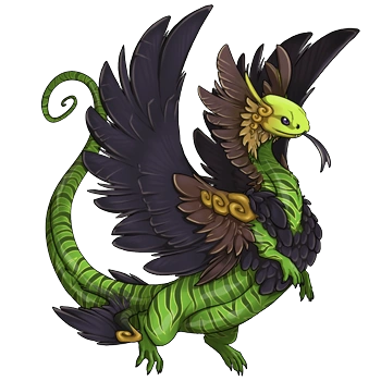 Skin: Everglade Lasher (Coatl) | Flight Rising Wiki | Fandom
