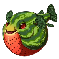 Watermelon Puffer | Flight Rising Wiki | Fandom