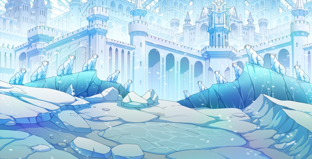 Scene: Polar Bear Ice Castle | Flight Rising Wiki | Fandom