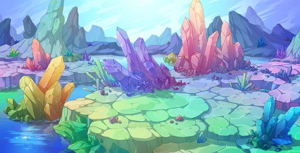 Scene: Crystal Pools | Flight Rising Wiki | Fandom