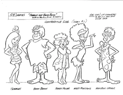 pebbles and bamm bamm coloring pages