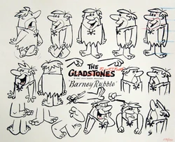 barney rubble coloring pages