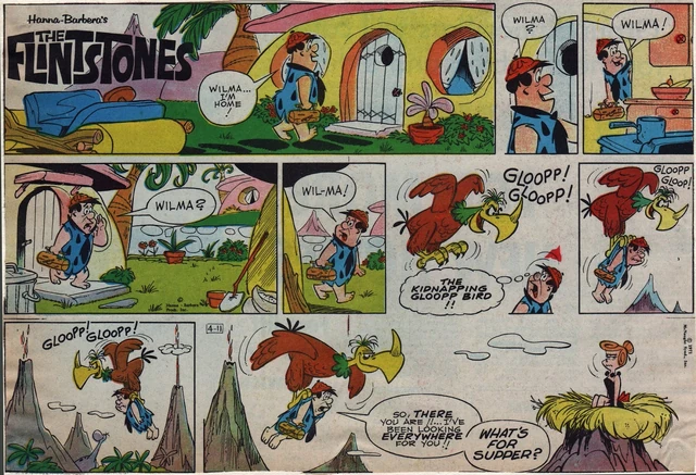 April 1971 comic strips | The Flintstones | Fandom