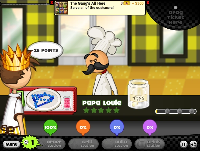 User blog:Aidandavis567/Angry papa Louie in styles | Flipline Studios ...