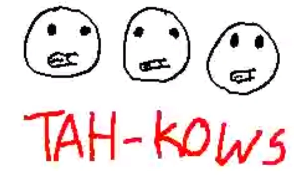 how to draw its raining tacos