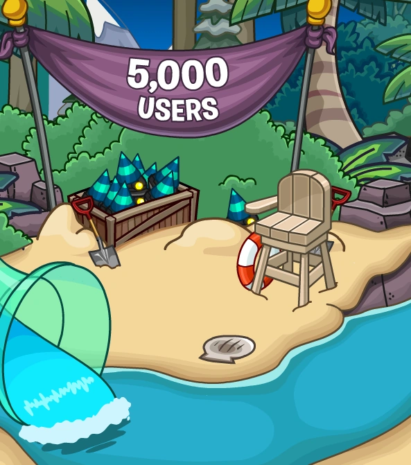 5,000 Users Party | Flippr Wiki | Fandom