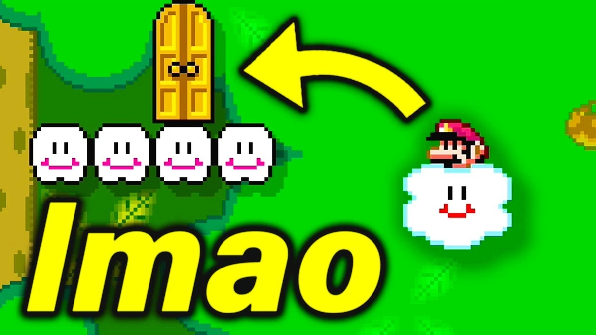 A Secret Door That Skips the ENTIRE Level.... | Mario Maker Cinematic ...